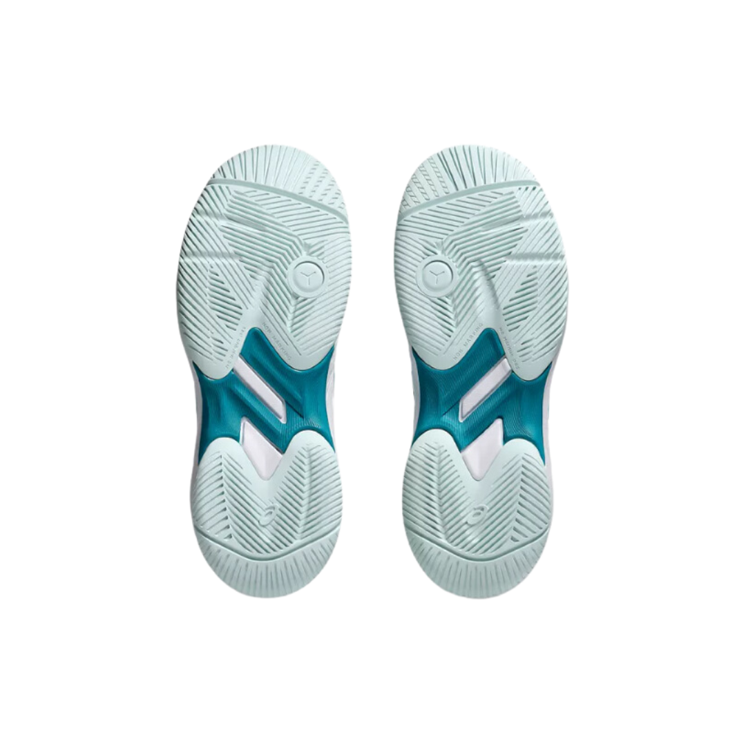 ASICS Gel-Game 9 GS Kids Netball Shoes (Teal Blue/White) | OffCourt Sports