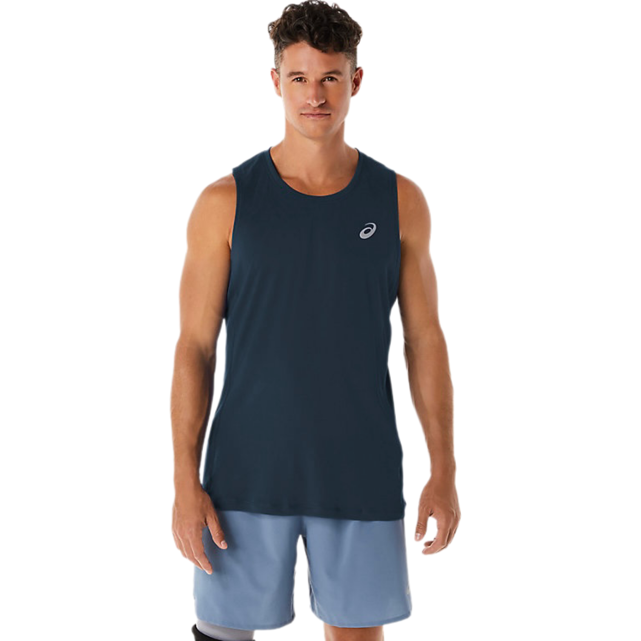 ASICS Silver Singlet - Mens | OffCourt Sports